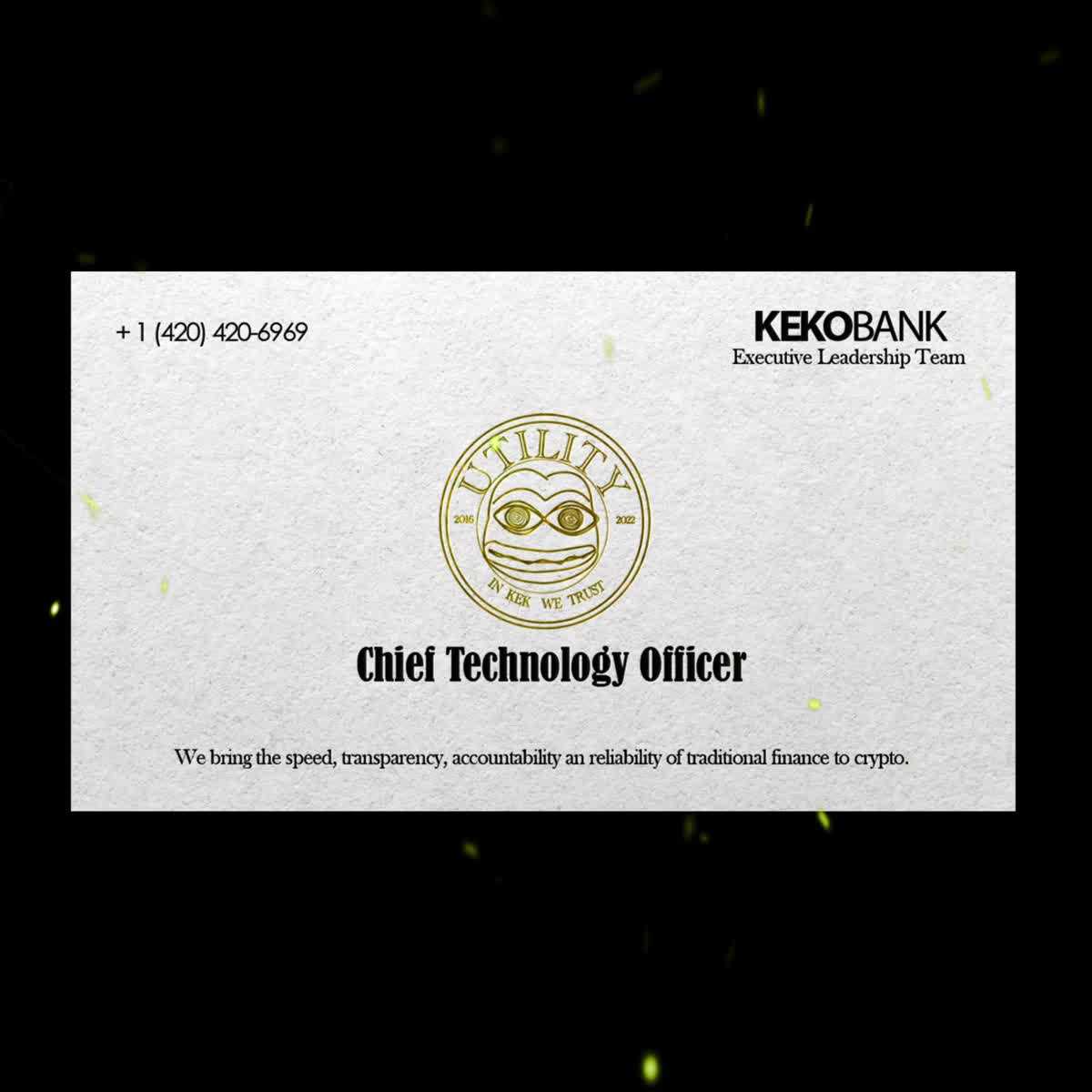 Chief Technology Officer (CTO). Series 1 - Card 9 | Foundation