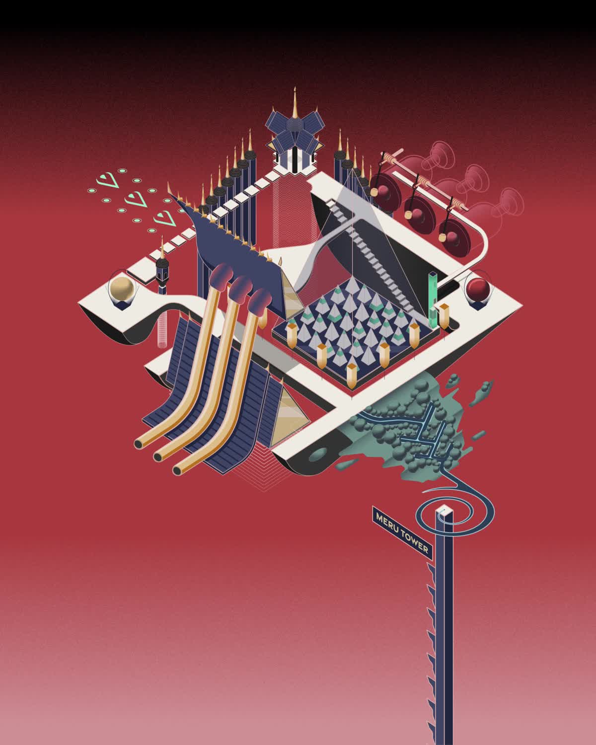 Mega Meru Tower | Foundation