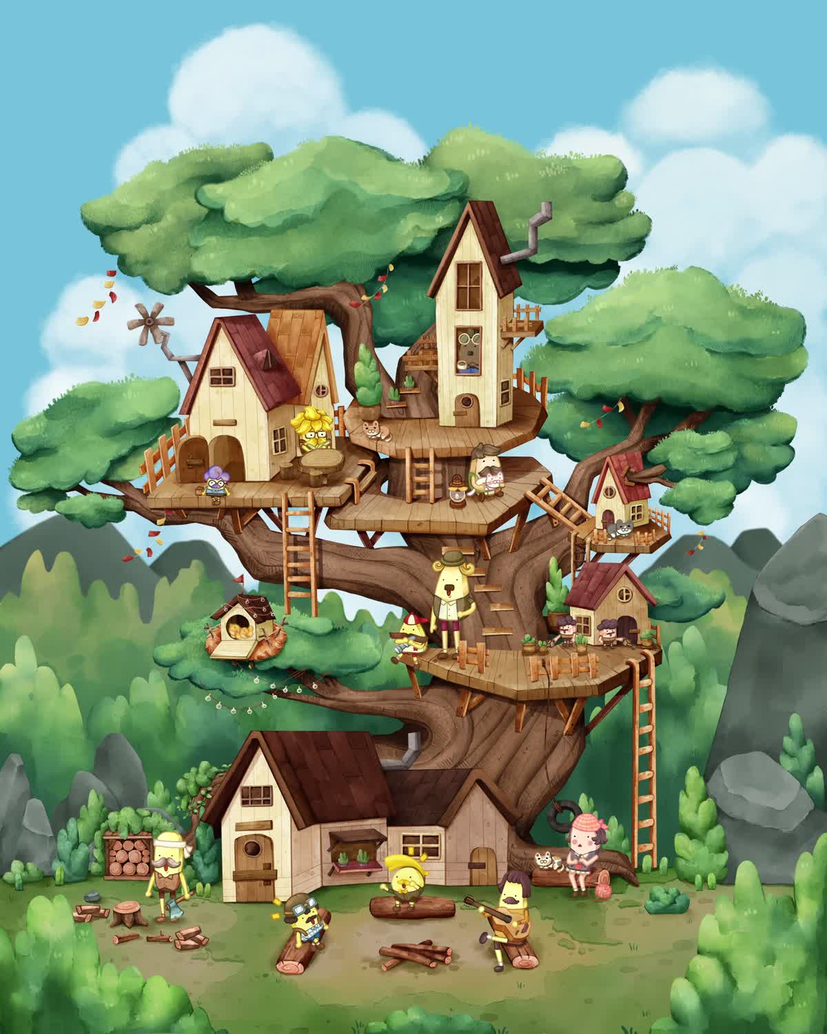 Jolly Jolly Treehouse | Foundation