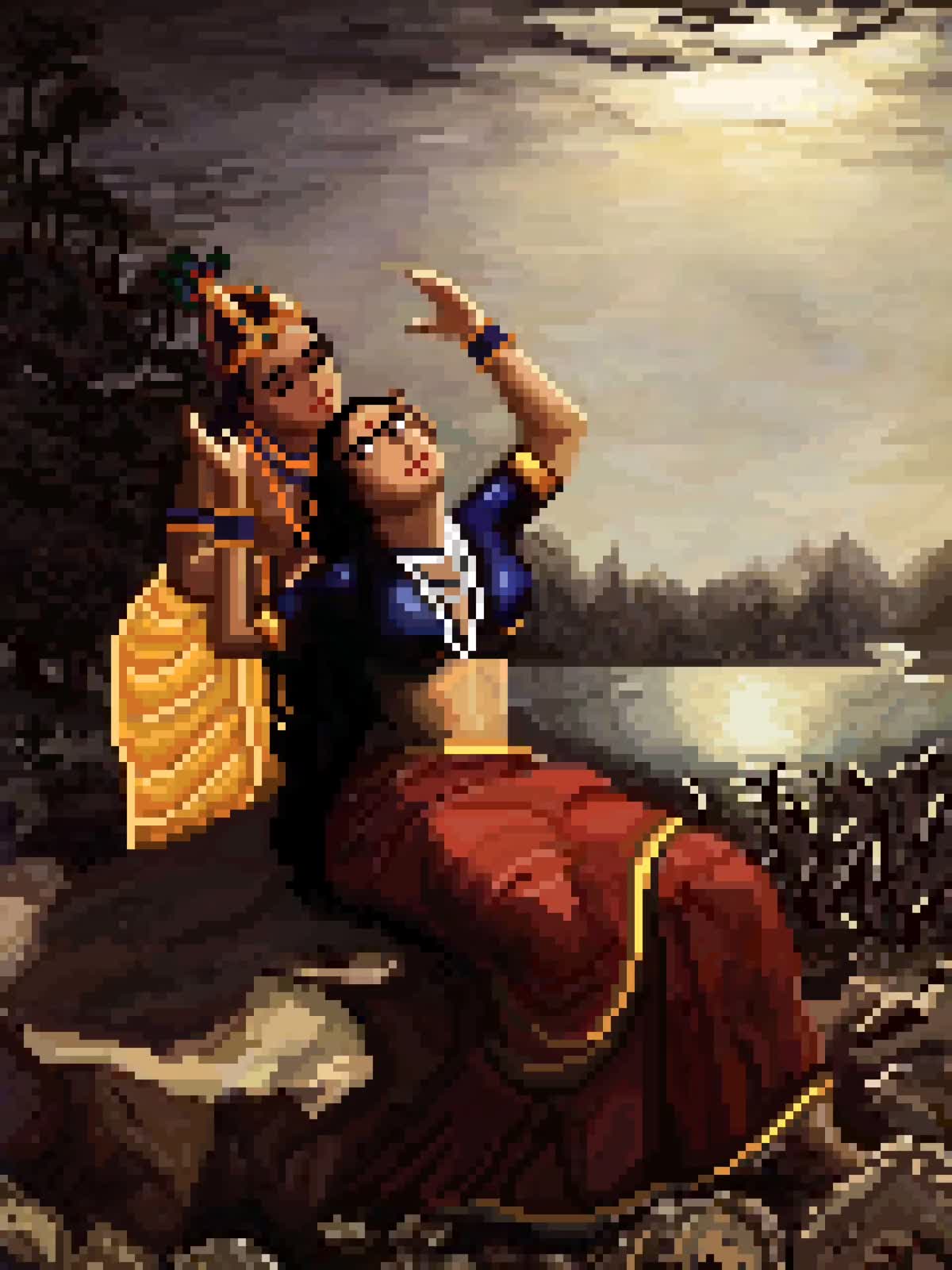 Raja Ravi Varma Krishna Radha Paintings