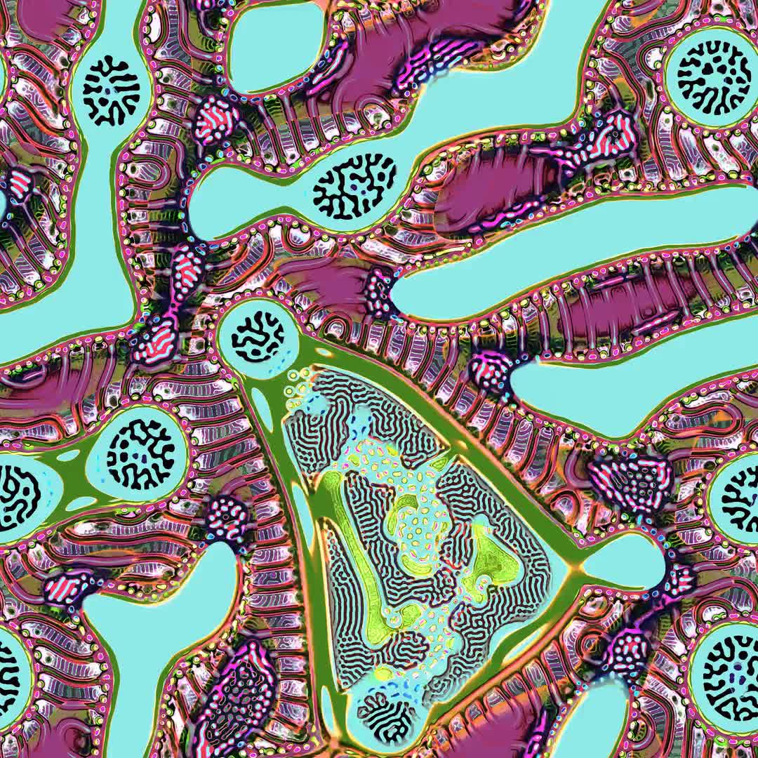 Restless Turing Pattern B | Foundation