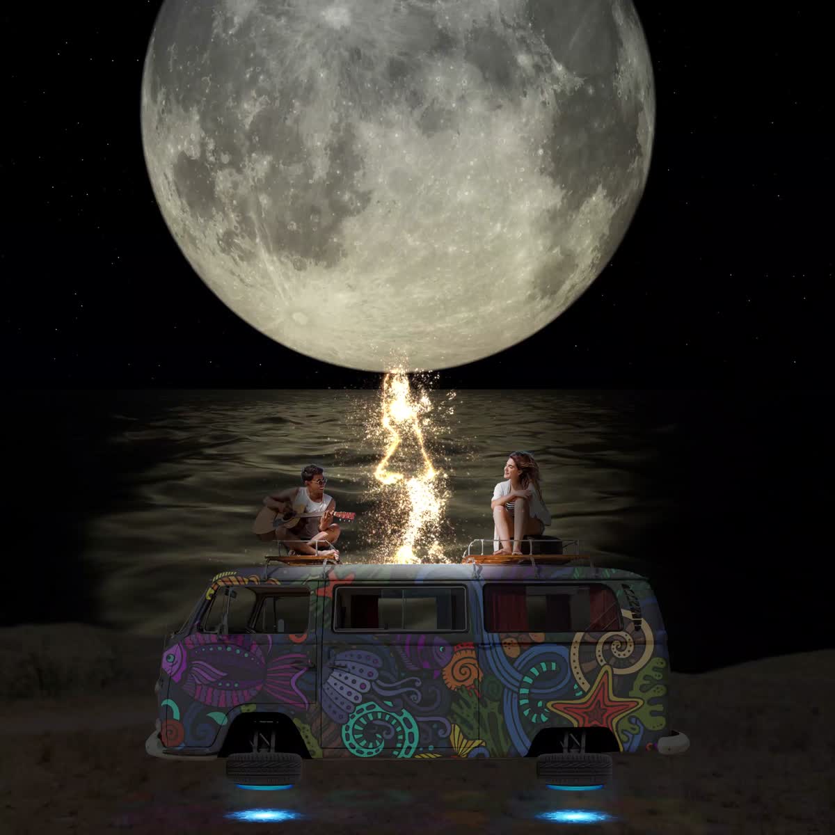 Dance in the moonlight 🌔 💃 | Foundation