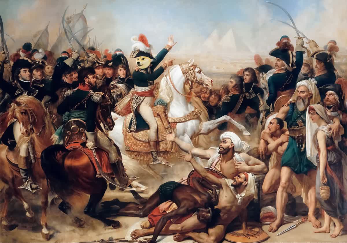 Doge Napoleon at the Battle of the Pyramids | Foundation