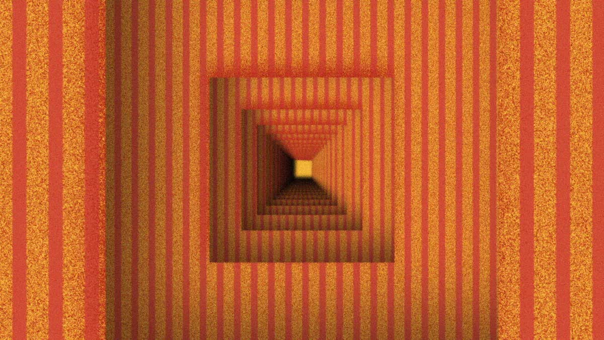 Hypnotic Sandy Squares | Foundation