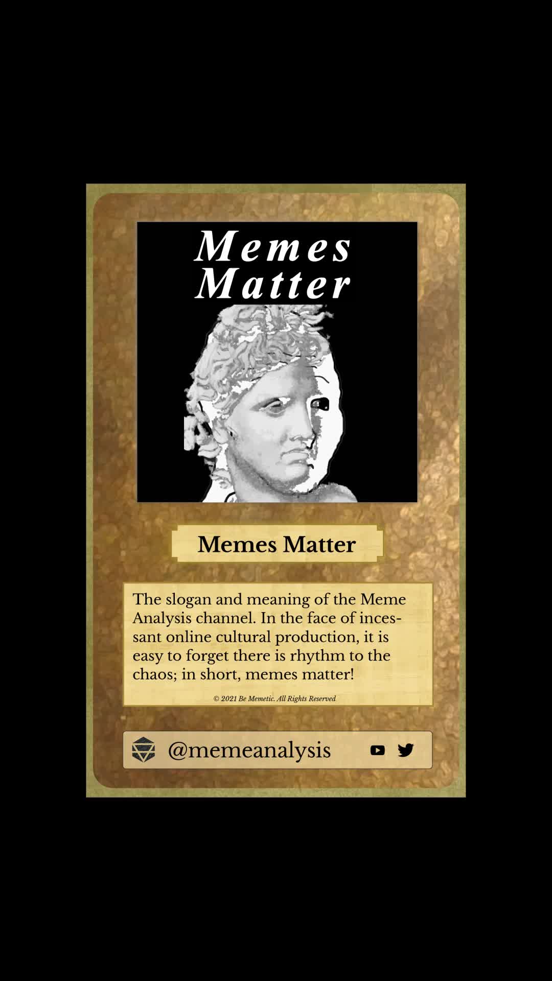 Memes Matter: @memeanalysis Meme Card | Foundation