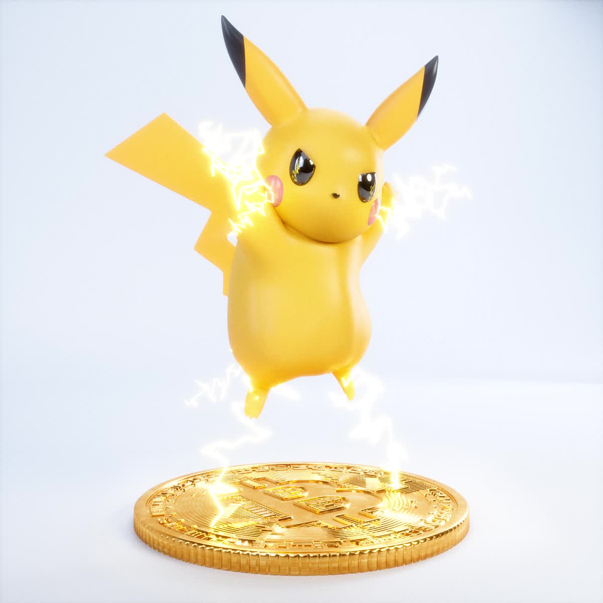 PokeCoin #001 - Pikachu / Bitcoin | Foundation