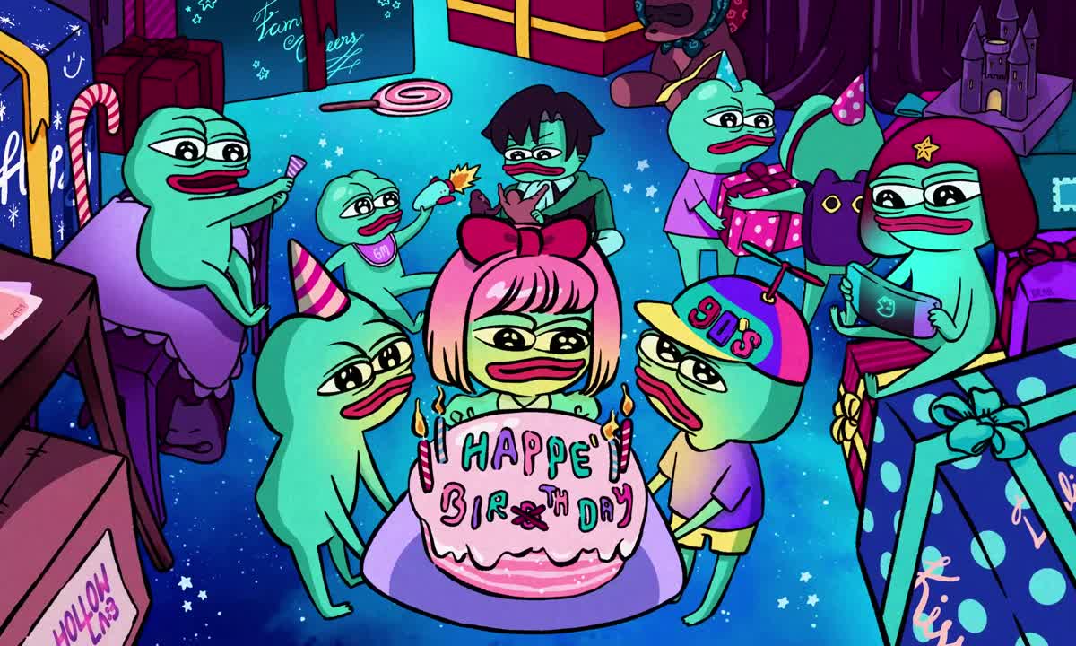 🐸 HAPPY BIRTHDAY PEPE 🐸 ( 🔈 sound ) | Foundation