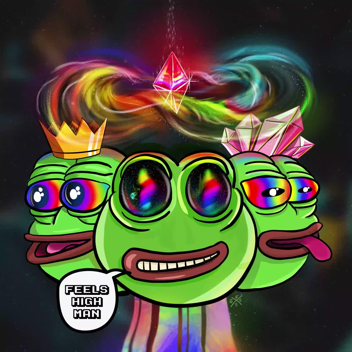 PEPE High on Metaverse | Foundation