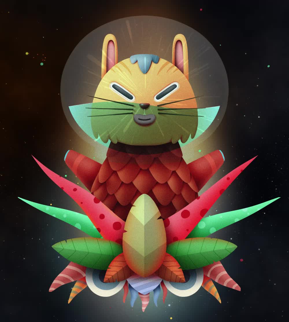 Astro Cat | Foundation