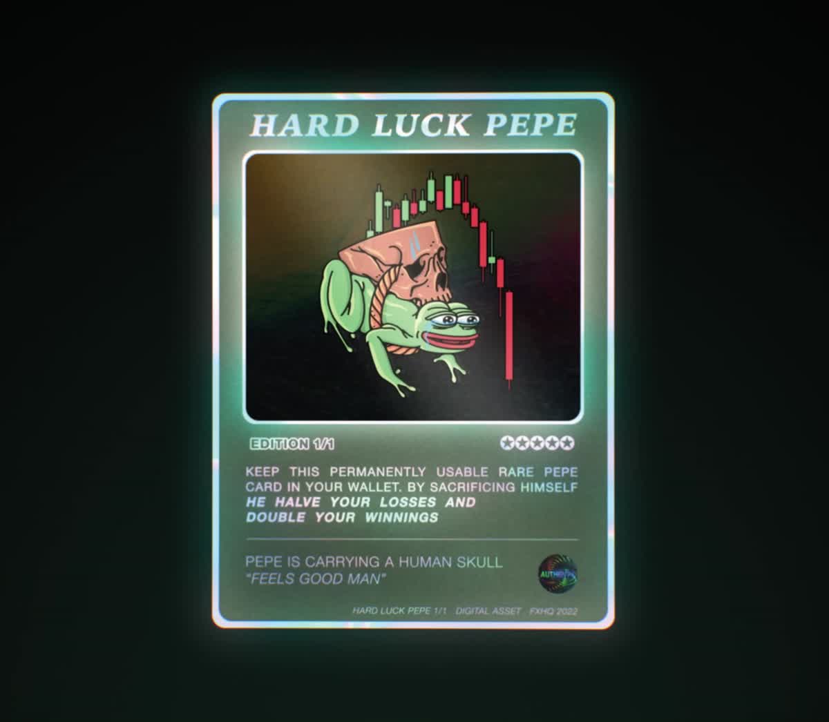 Hard Luck Pepe - Card | Foundation