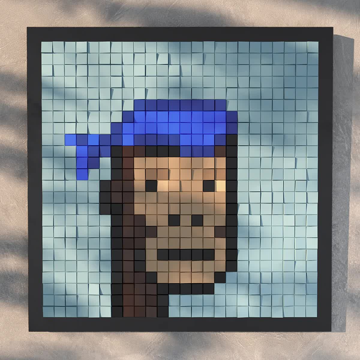 CryptoPunk #4156 - Mosaic Portrait | Foundation