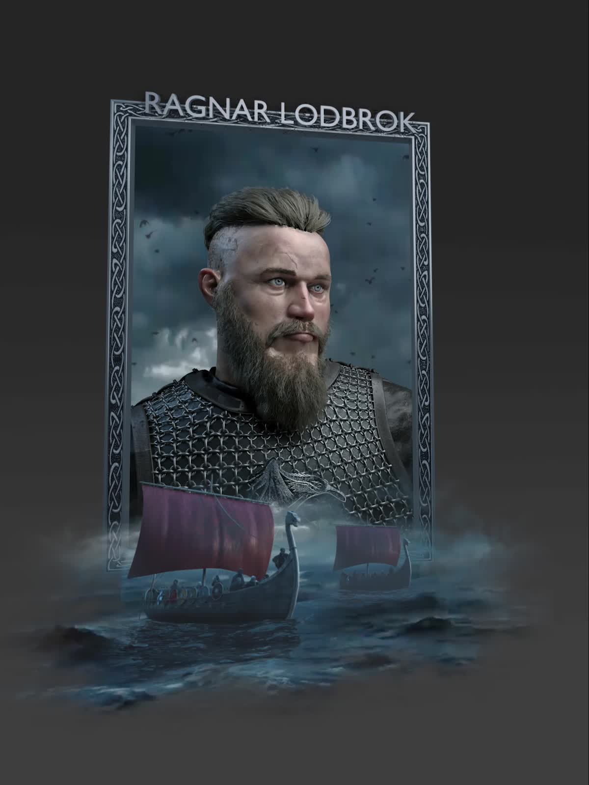 Ragnar Lodbrok Portrait | Foundation
