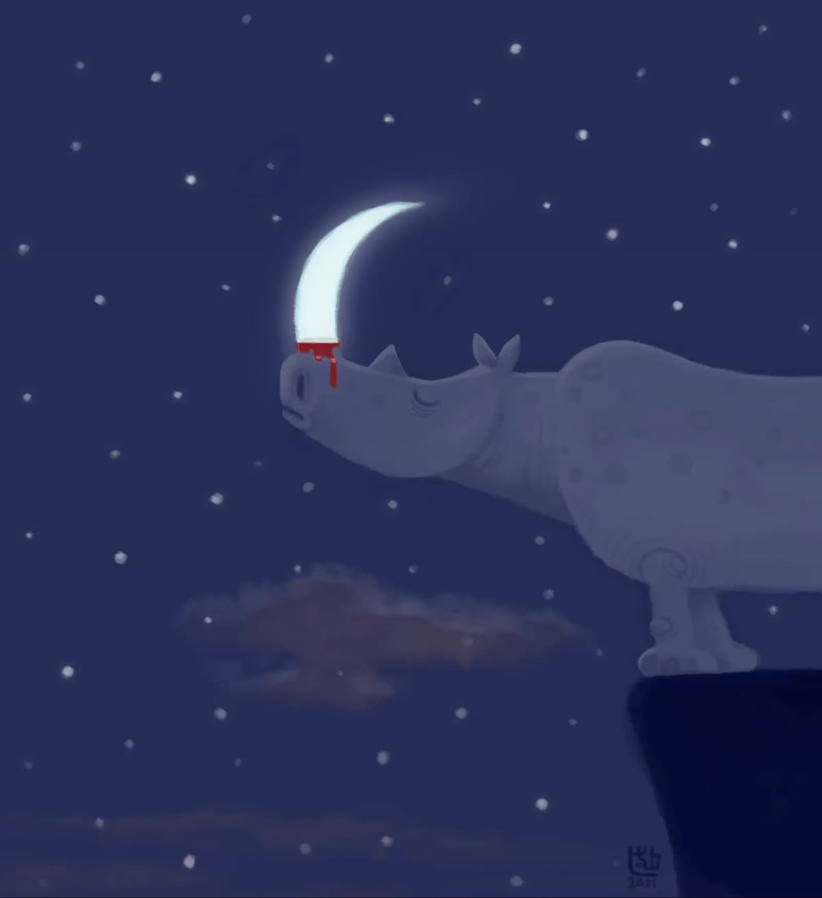 The Rhino & The moon | Foundation