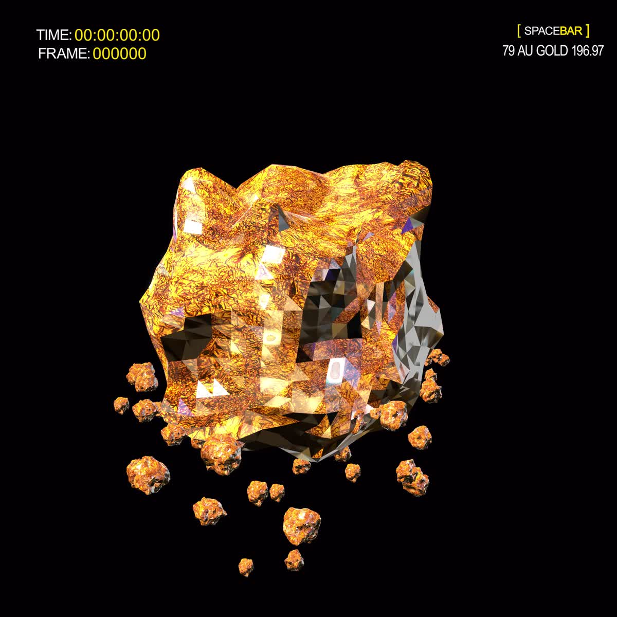 The 12's - #1 "Gold" - 79 AU Gold 196.197 | Foundation