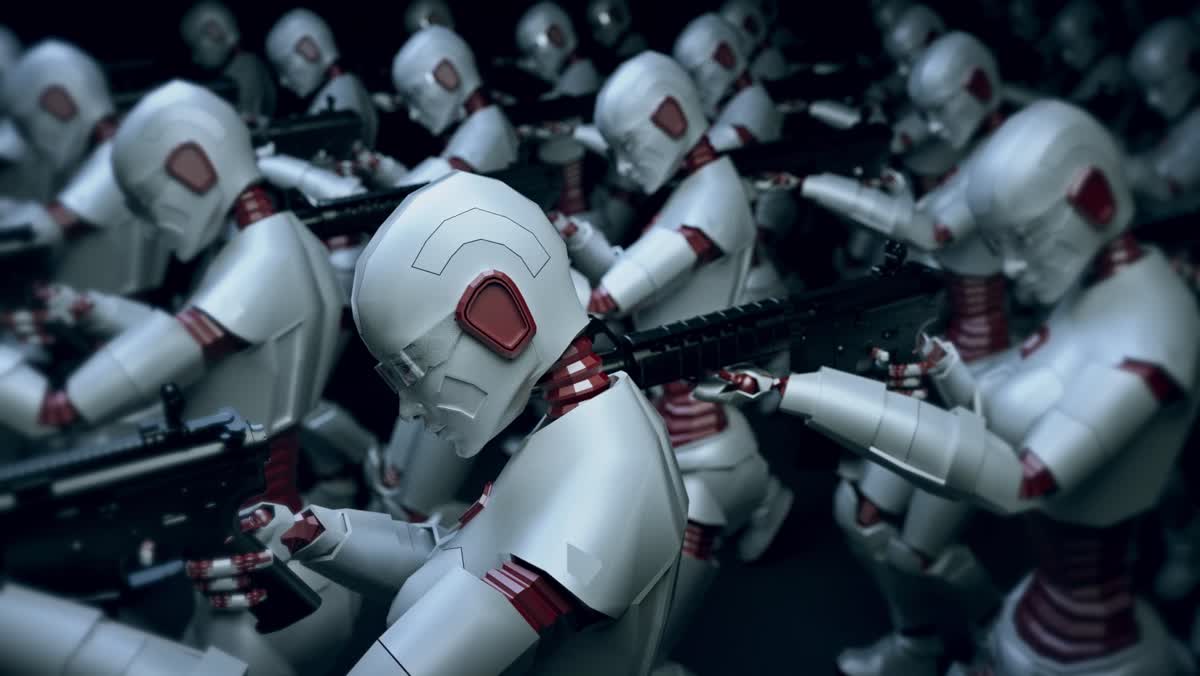 Cyber Robots Army With Artificial Intelligence | Foundation