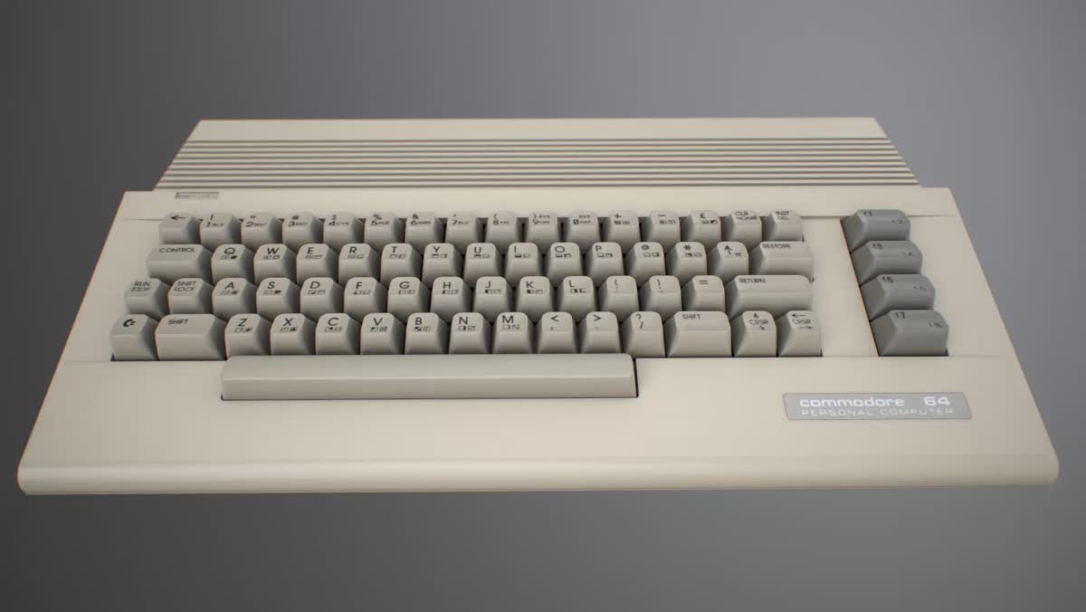 Inside-Out Model of a Commodore 64 (C64C) | Foundation