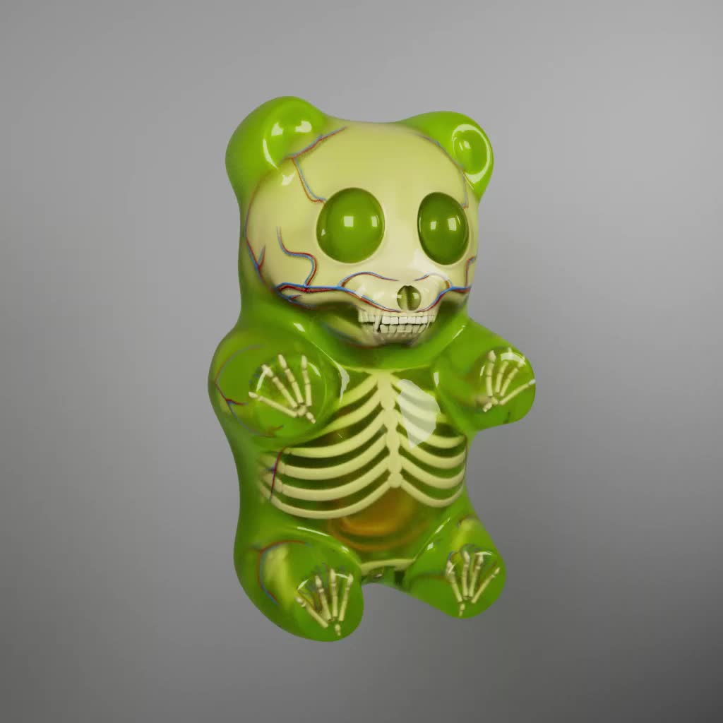 Gummi Bear Anatomy (Lime) | Foundation