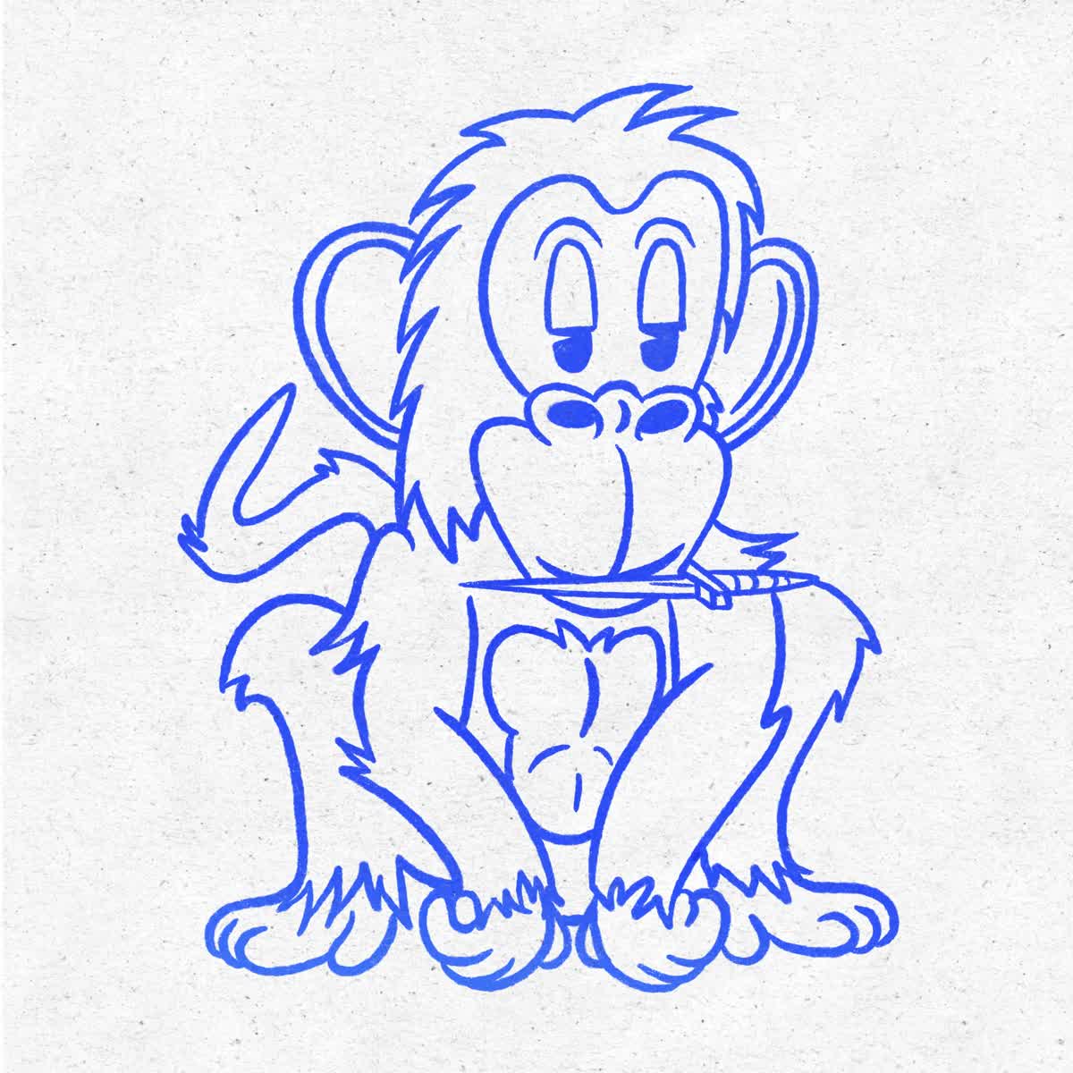 X-Ray Ape #7071 | Foundation